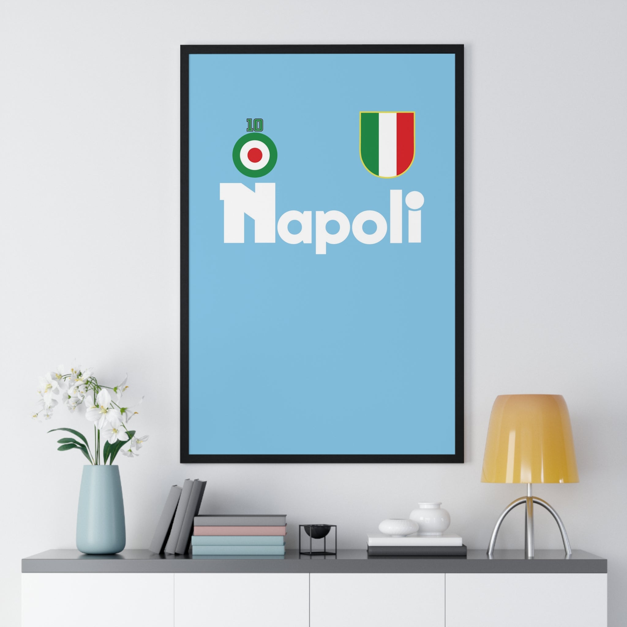 Poster Napoli Rétro - Foot Dimanche