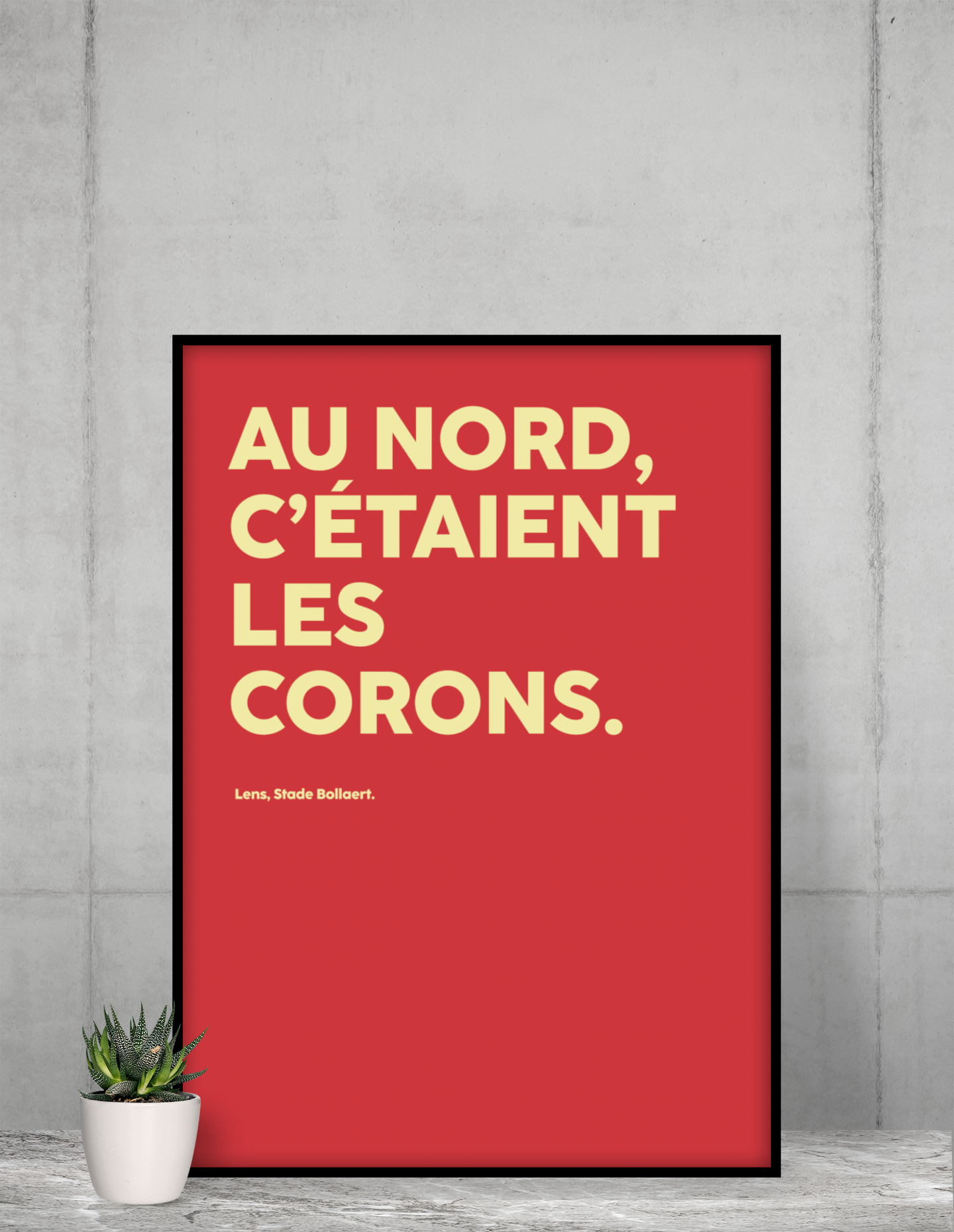 Poster Lens Au nord, c'était les corons - Foot Dimanche
